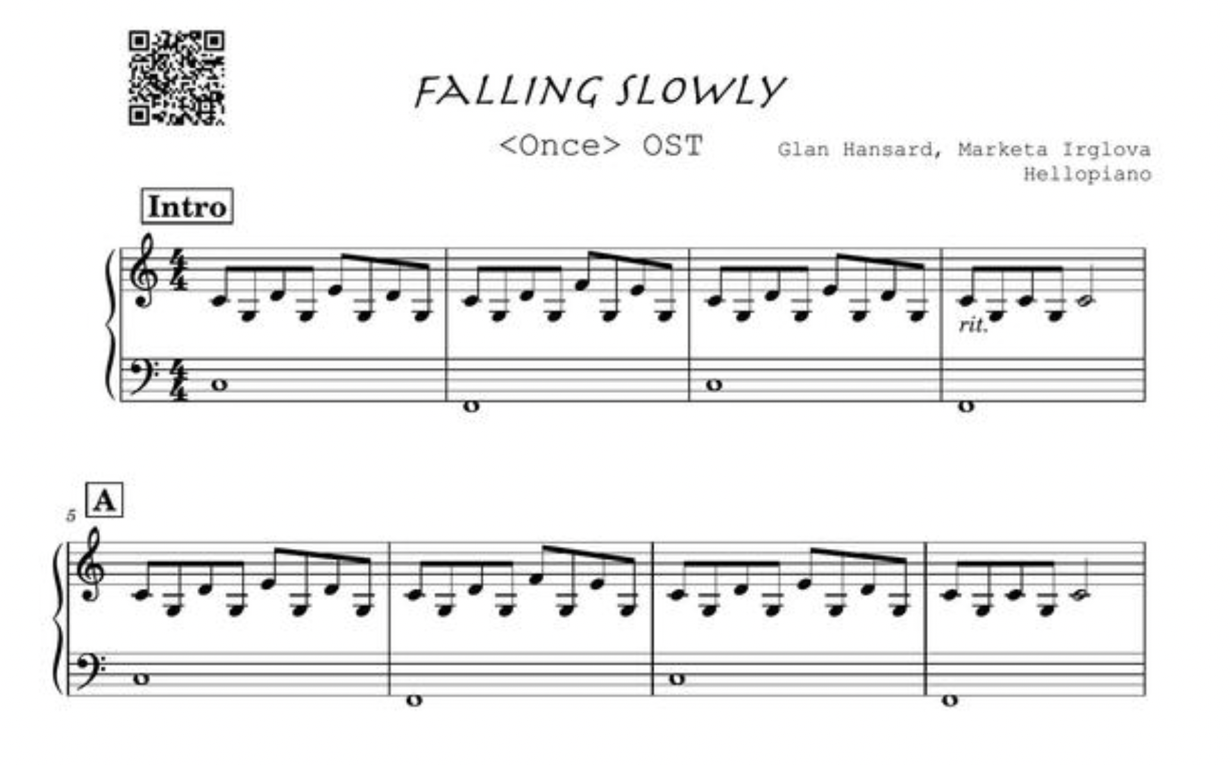 커뮤니티 > 영화 Once OST : Falling Slowly