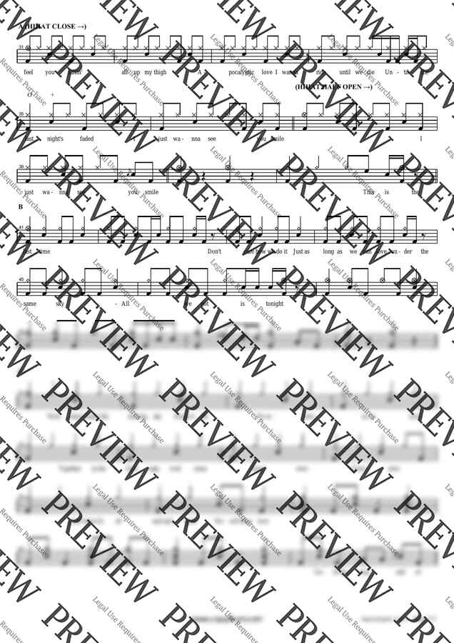 악보 > Slash - Apocalyptic Love by 카피드럼