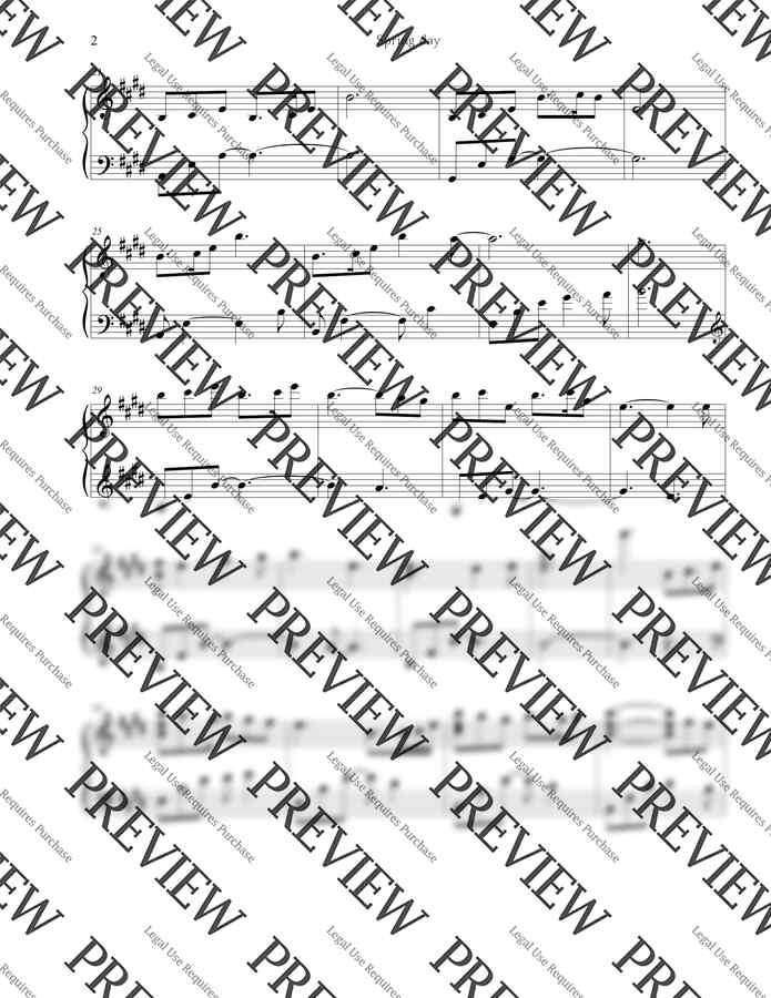 악보 > Aost - Spring day (힐링 BGM)