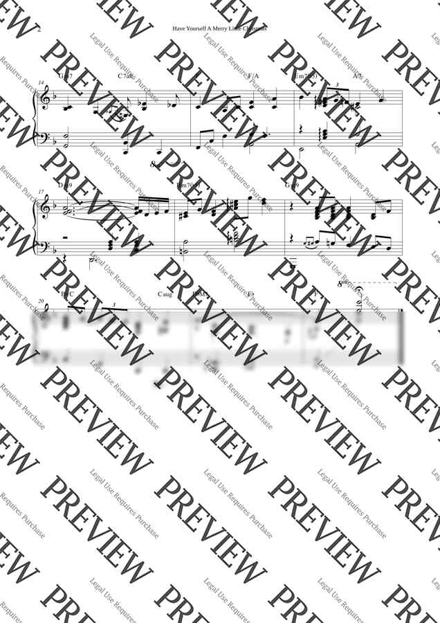 악보 > Hugh Martin - Have Yourself A Merry Little Christmas (The Short ...