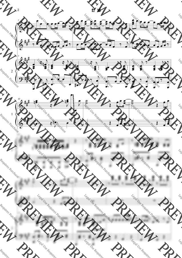 악보 > 조이 (JOY) - 안녕 (Hello) (4hands) by 피아노치자(PianoChizza)