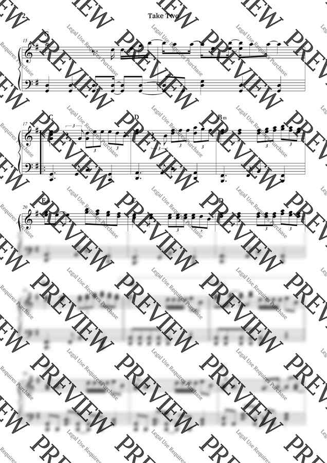 악보 > 방탄소년단 (BTS) - Take Two (쉬운악보 포함) by HISHINE