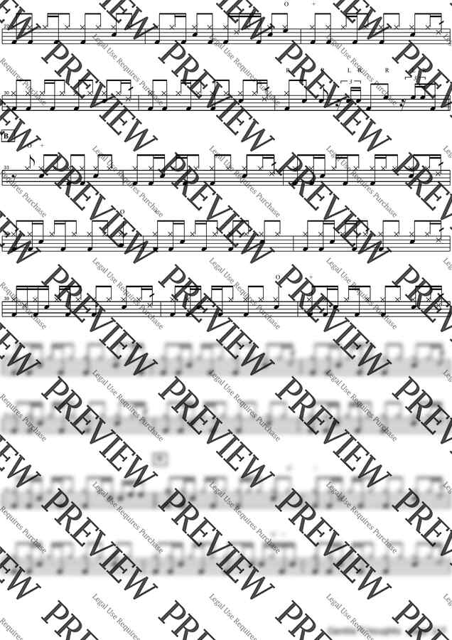 악보 > Lee Ritenour - Gentle Thoughts by 카피드럼