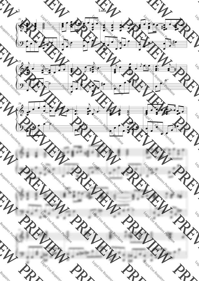 악보 > Alessandro Safina - Luna (가사첨부악보추가) | 홍소라