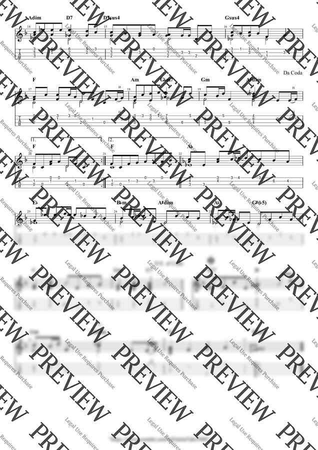 악보 > Gilbert O'Sullivan - Alone Again (Naturally) (독주) by GuitarTabs