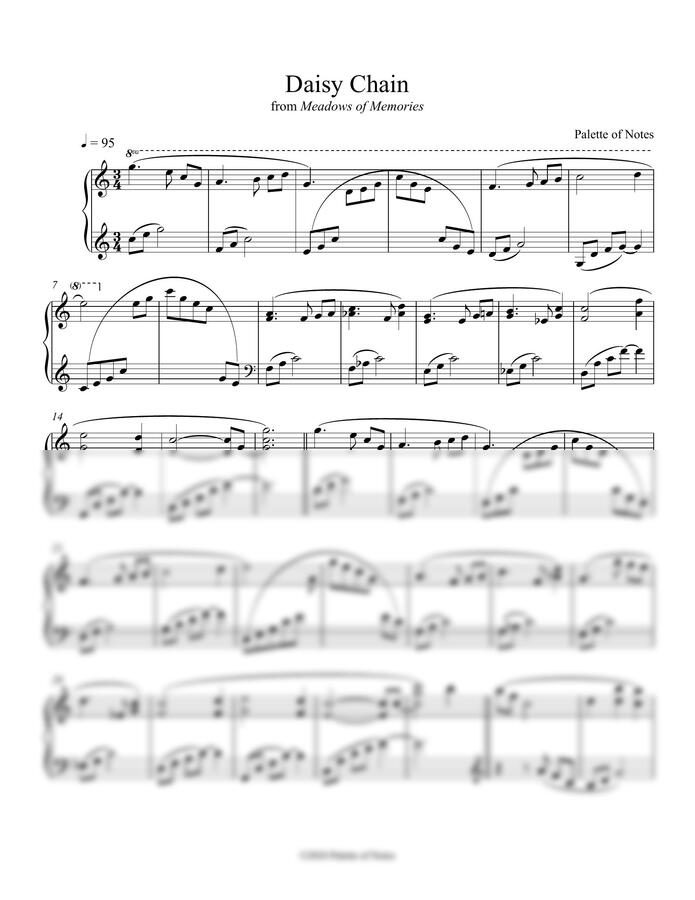 악보 > Palette of Notes - Daisy Chain