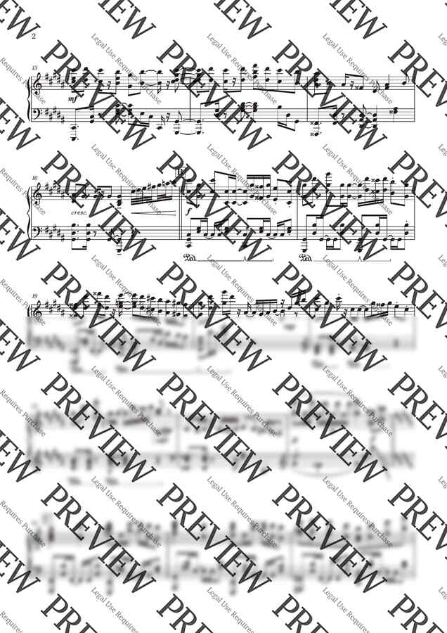 악보 > 요네즈 켄시 - IRIS OUT (체인소맨 : 레제편 OP) by Sharp Piano