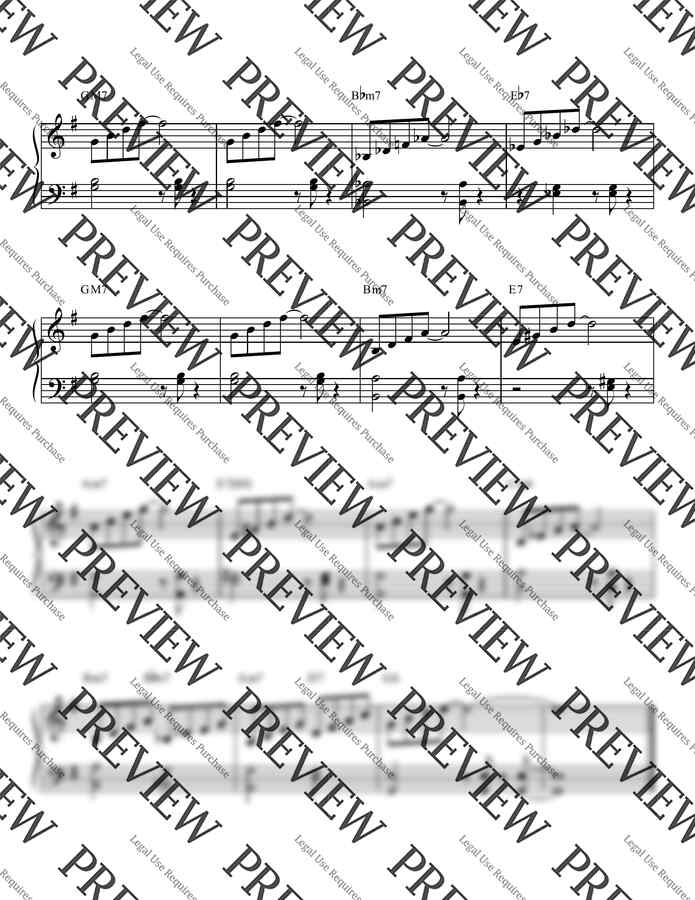 악보 > Johnny Green - Out of Nowhere by Zoey