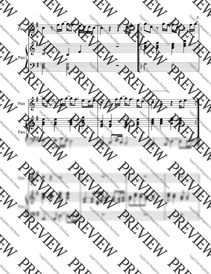 악보 > My Chemical Romance - Welcome To The Black Parade (피아노 3단)