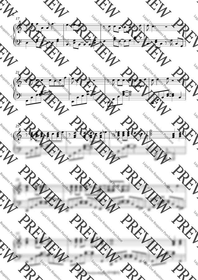 악보 > 디지몬어드벤처OST - 안녕! 디지몬 (쉬운키Ckey) by 주키플리(jookiiply)