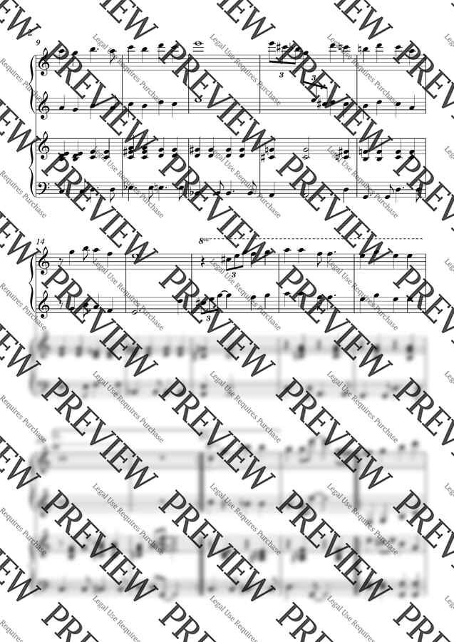 악보 > 어빙 벌린 - Cheek To Cheek (for 4hands piano / A4, Letter size) | sohyun