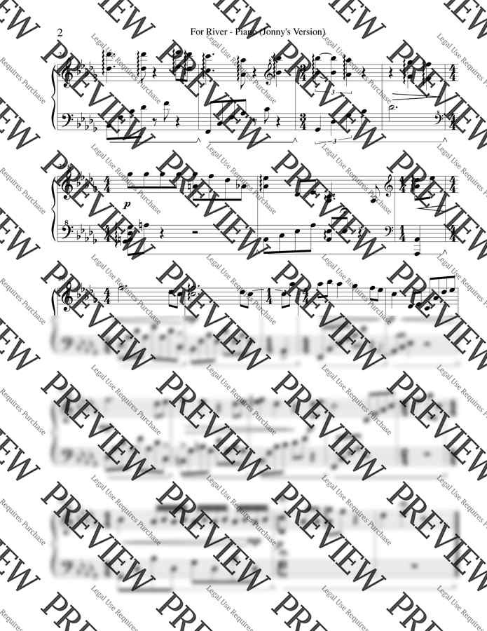 악보 > kan R. gao - For River