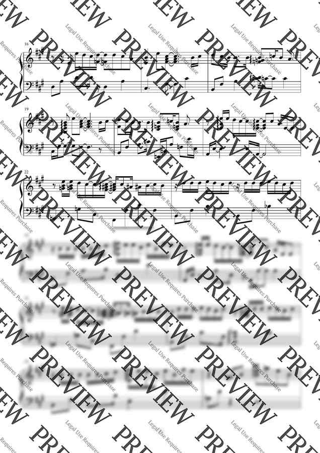 악보 > 초속5cm OST-One more time one more chance(piano ver.)