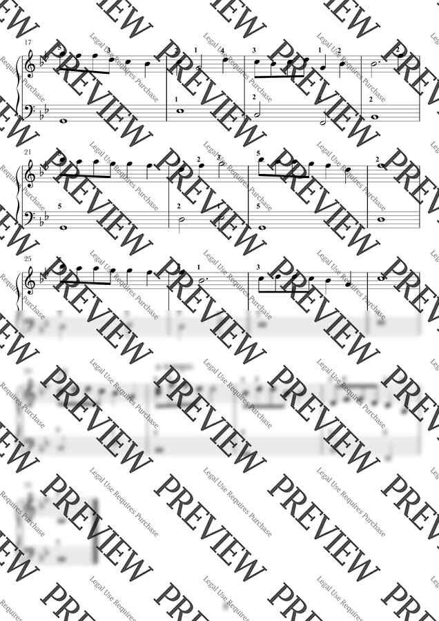 악보 > 포카혼타스 OST - 바람의 빛깔 (Bb key, 매우 쉬운 악보) by PIANODAY피아노데이