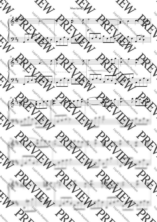 악보 > 악토버 (OCTOBER) - When Spring Comes