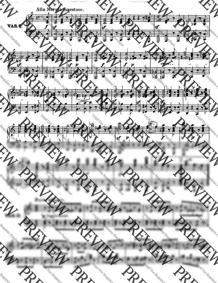 악보 > L.V.Beethoven (베토벤) - 33 Piano Variations On A Waltz By Anton ...