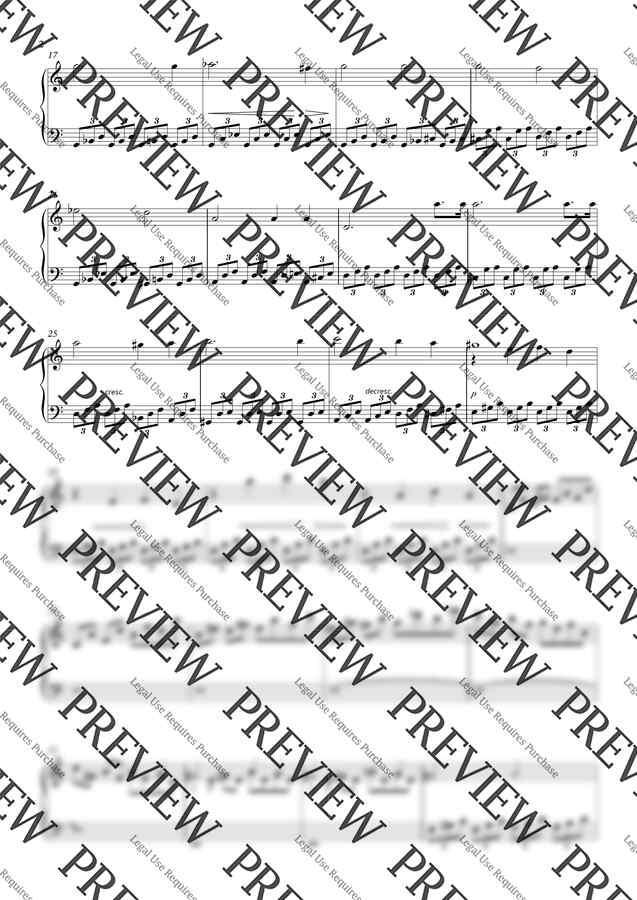 악보 > L.V.Beethoven (베토벤) - Piano Sonata No.14 1st Movt (쉬운 악보, Am Key ...