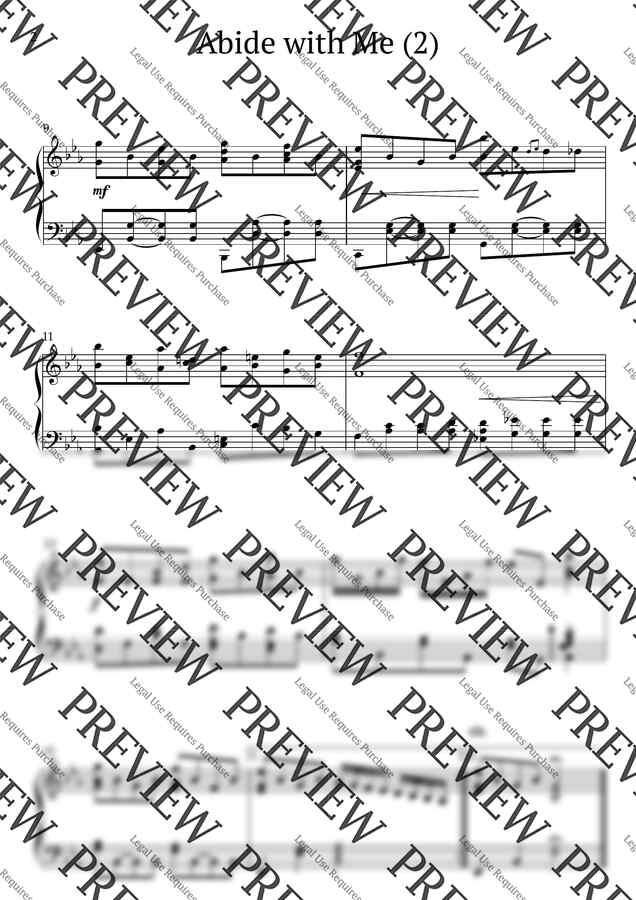 악보 > Abide with Me (2) | 심택근