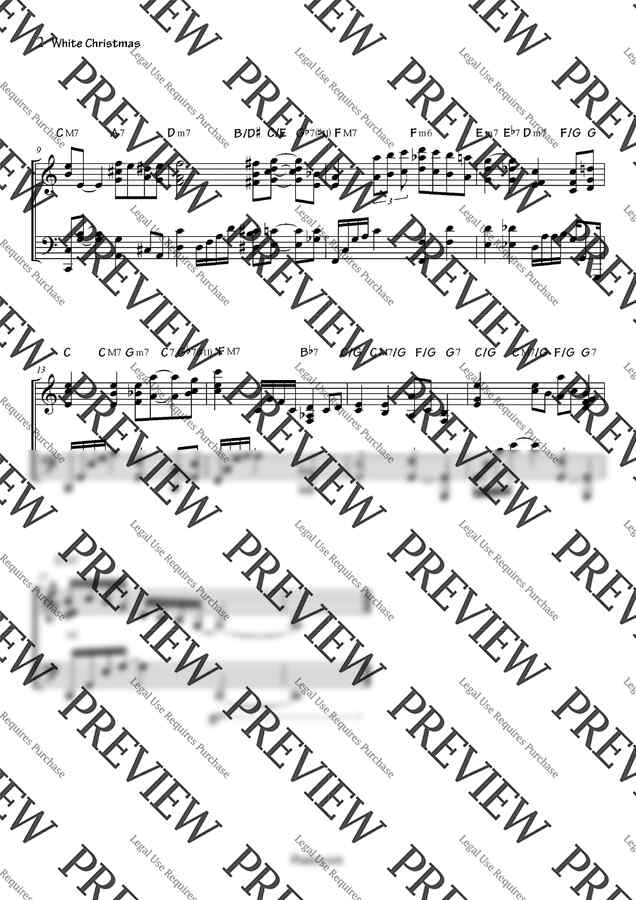 악보 Irving Berlin White Christmas 화이트 크리스마스 By Pianoyum 김유미