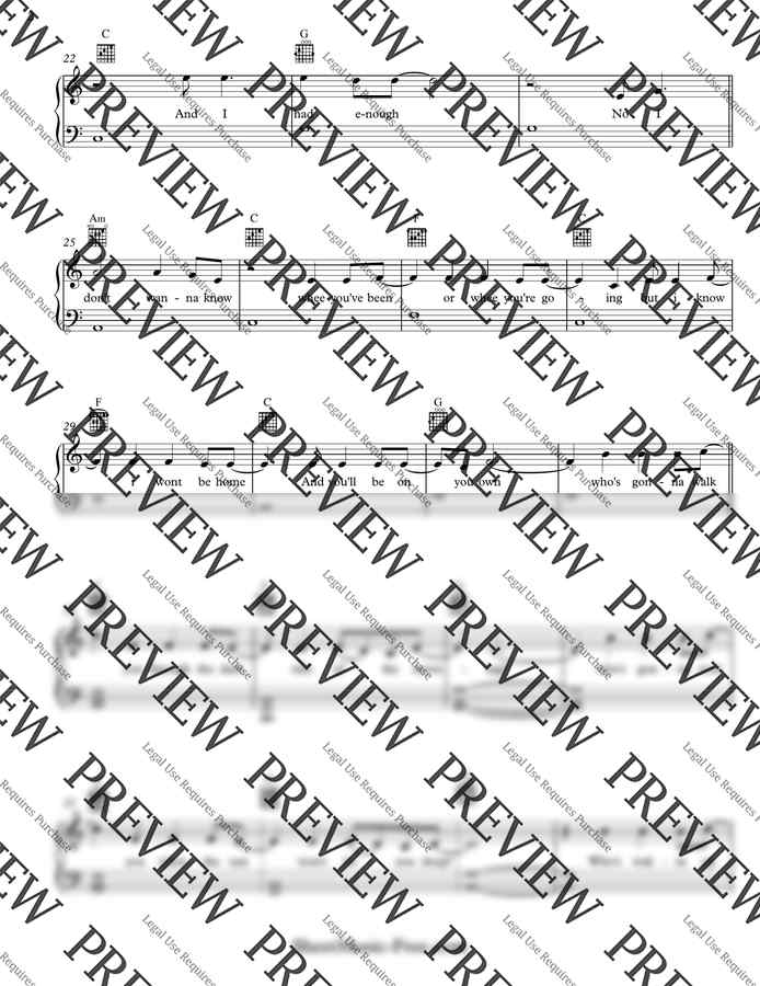 악보 > Kygo, Selena Gomez - It Ain`t Me by Sheetmusic-free.com