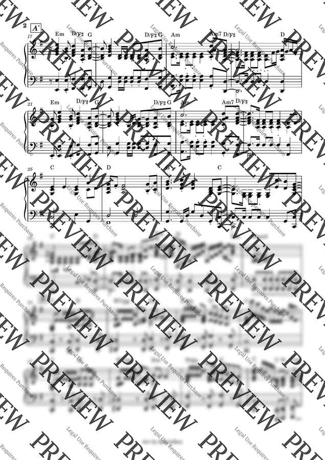 악보 > 뮬란 OST - I'll Make a Man Out of You (Solo Piano) by 스페셜키