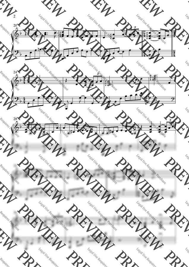 Johan J. C. Sibelius(시벨리우스) - Be Still, My Soul- 피아노 특송, 연주회 추천곡 - 악보 ...