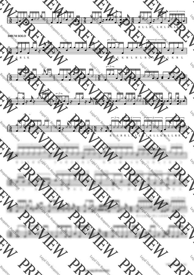 악보 > Benny Greb - TRICKY by COPYDRUM