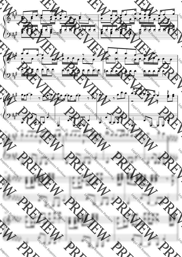 악보 > 레이브 1기 OST - 호박요람 (tooniverse) by 백혈구