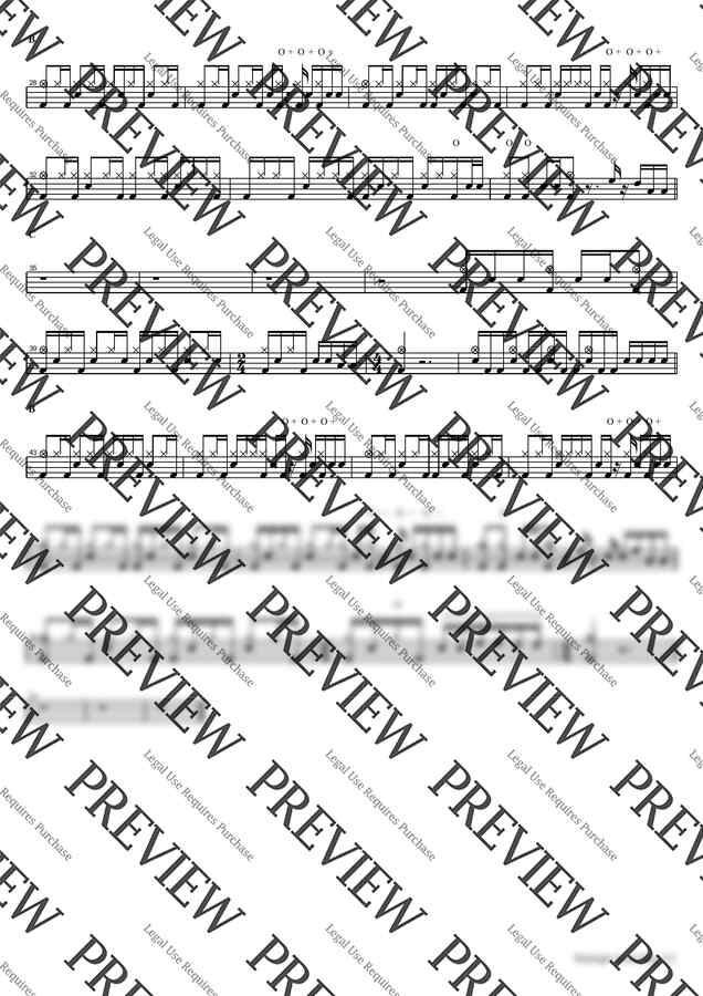 악보 > Pixie Lott - Midnight Trash by COPYDRUM