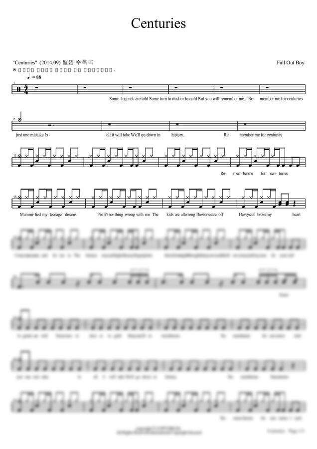  Fall Out Boy Centuries By 