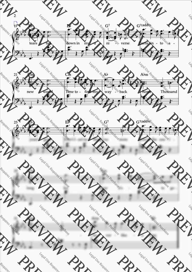 악보 > 이번 생도 잘 부탁해 OST - Star (Colde) by 구름사다리뮤직