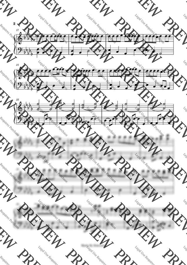 악보 > Stray Kids (스트레이 키즈) - Falling Up (중급 악보/원키) by Boknowa보노아