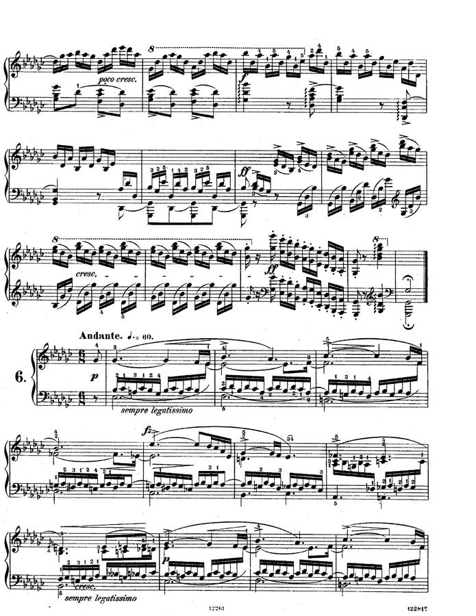 악보 > F. Chopin (쇼팽) - Etude Op.10 No.6 (외톨이)