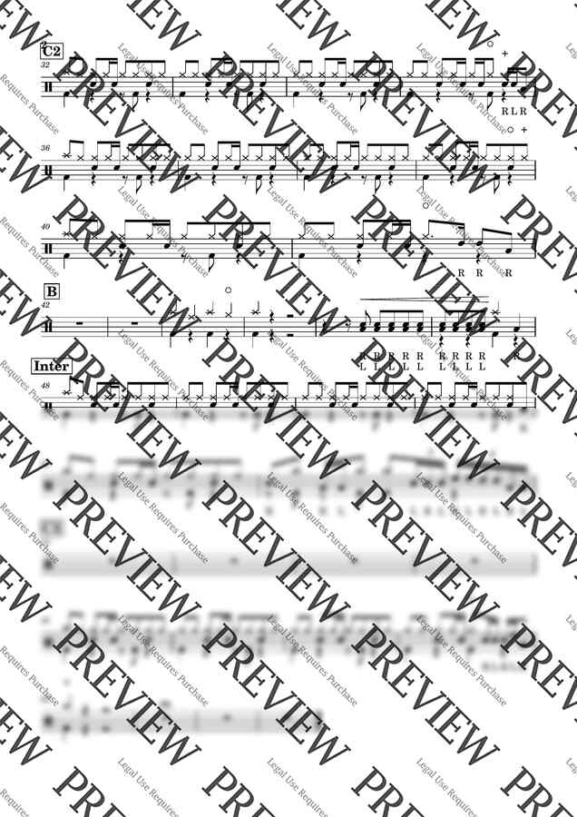 악보 > 백예린 - 한계 (드럼악보) by Drummer KWI