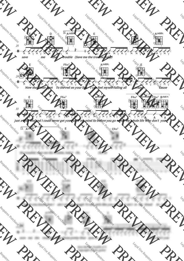 악보 > Dan+Shay - Save The Trouble by 서동욱