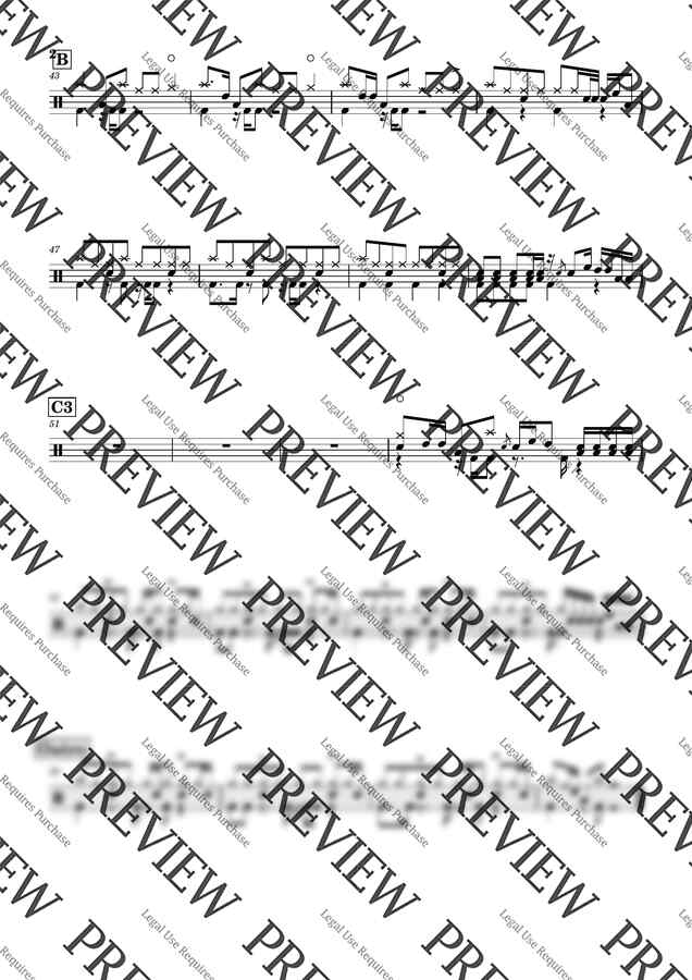 악보 > 백예린 - 0310 (드럼악보) by Drummer KWI