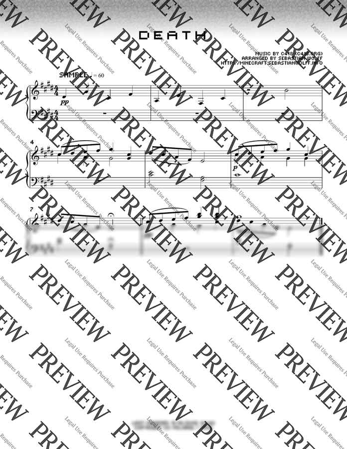 악보 > DEATH/MINECRAFT