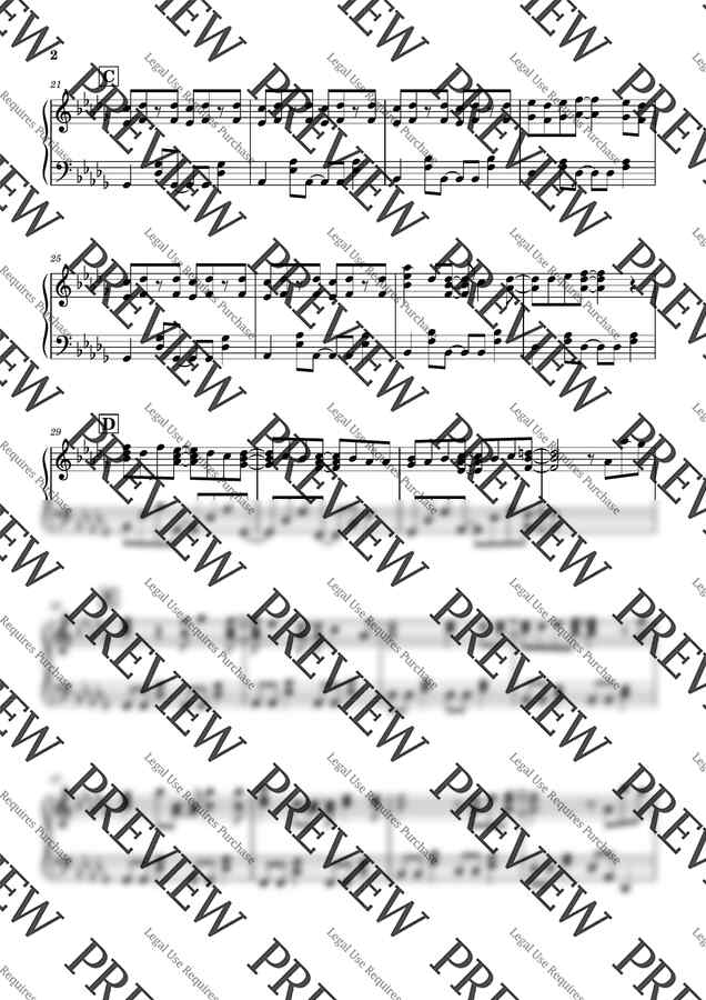 악보 > FLOW - COLORS (CODE GEASS) by Piano Lovers. jp