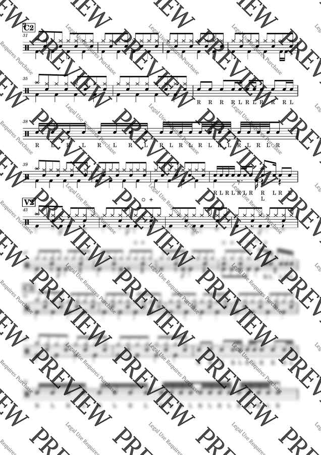 악보 > 조이 (JOY) - 안녕 (Hello) (드럼악보) by Drummer KWI