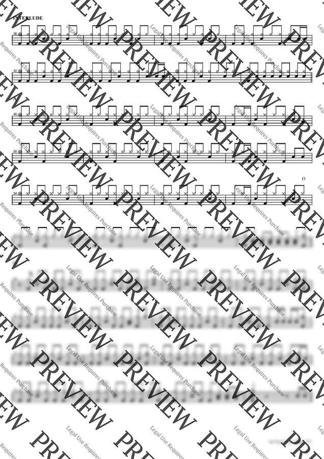 악보 > The Script - At Your Feet by COPYDRUM