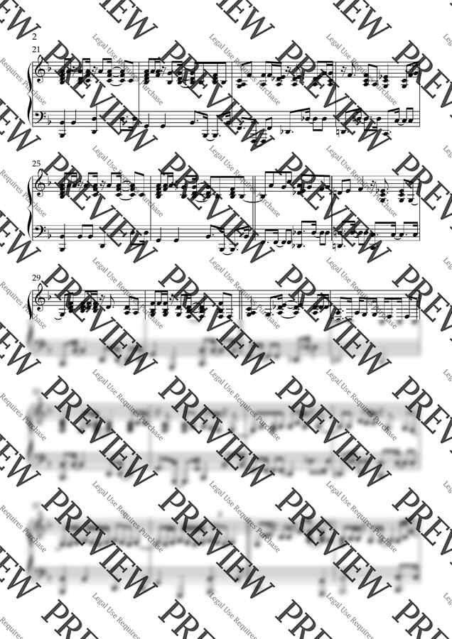 악보 > H1-KEY (하이키) - 건물 사이에 피어난 장미 (Rose Blossom) by Mark Piano