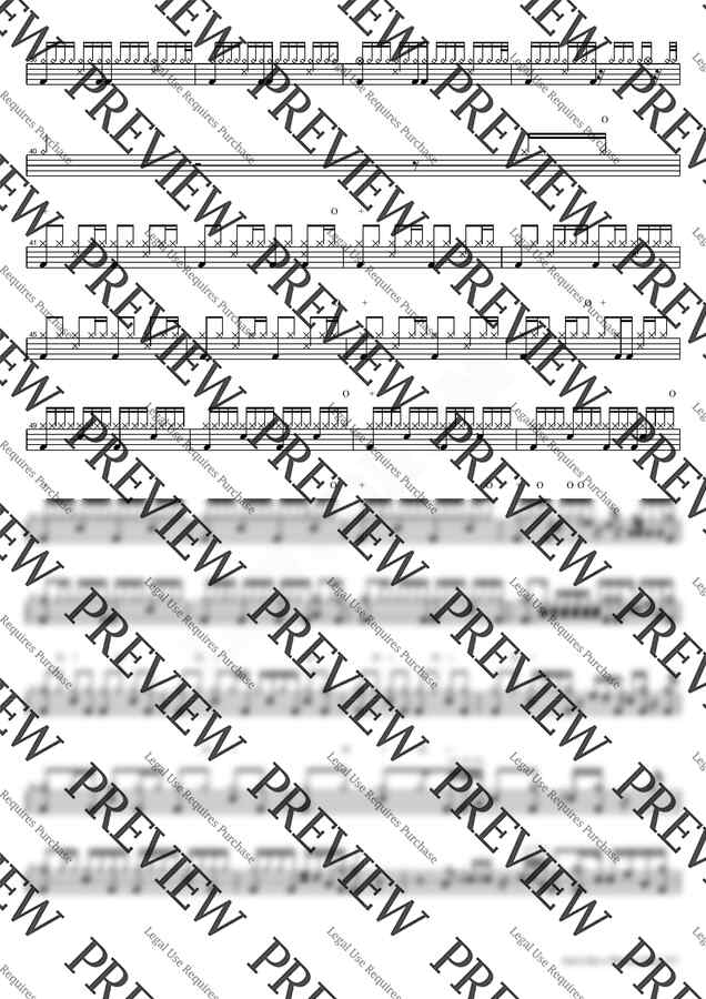 악보 > T-SQUARE - Just Like a Woman by COPYDRUM