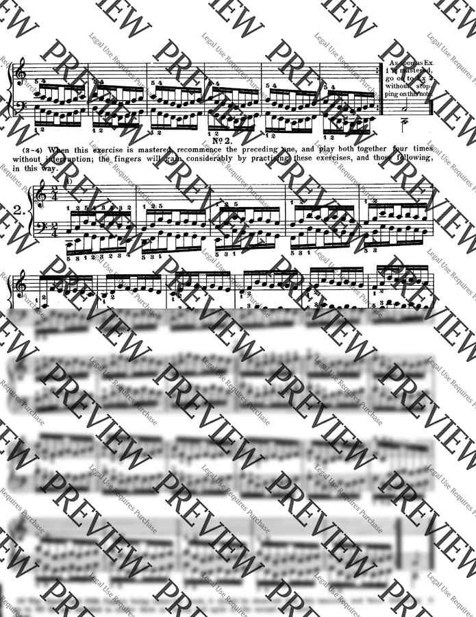 악보 > C.L. Hanon (하농) - No.1 ~ 5