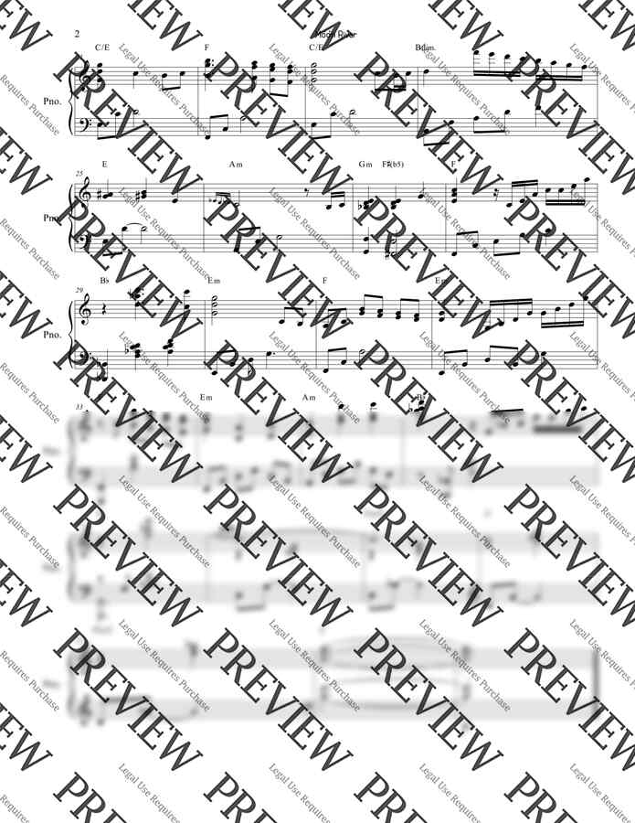 악보 > Henry Mancini - Moon River by JL Holy Piano