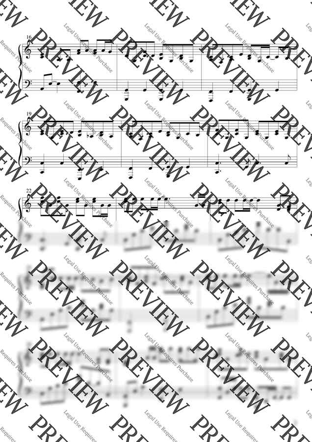 악보 > X Japan - Endless Rain (쉬운악보) by J_Rain