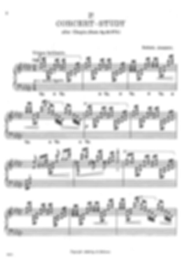 악보 > F. Chopin (쇼팽) - Chopin Etude Op.10 No.5 (흑건) by Leopold Godowsky, Rafael Joseffy